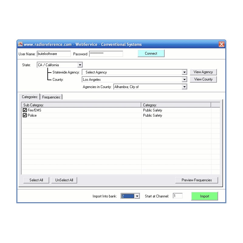 ARC2000 for AOR SR2000(A) download