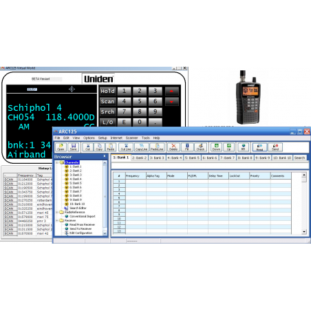 ARC260 software for Uniden UBCD160DN and UBCD260DN scanner