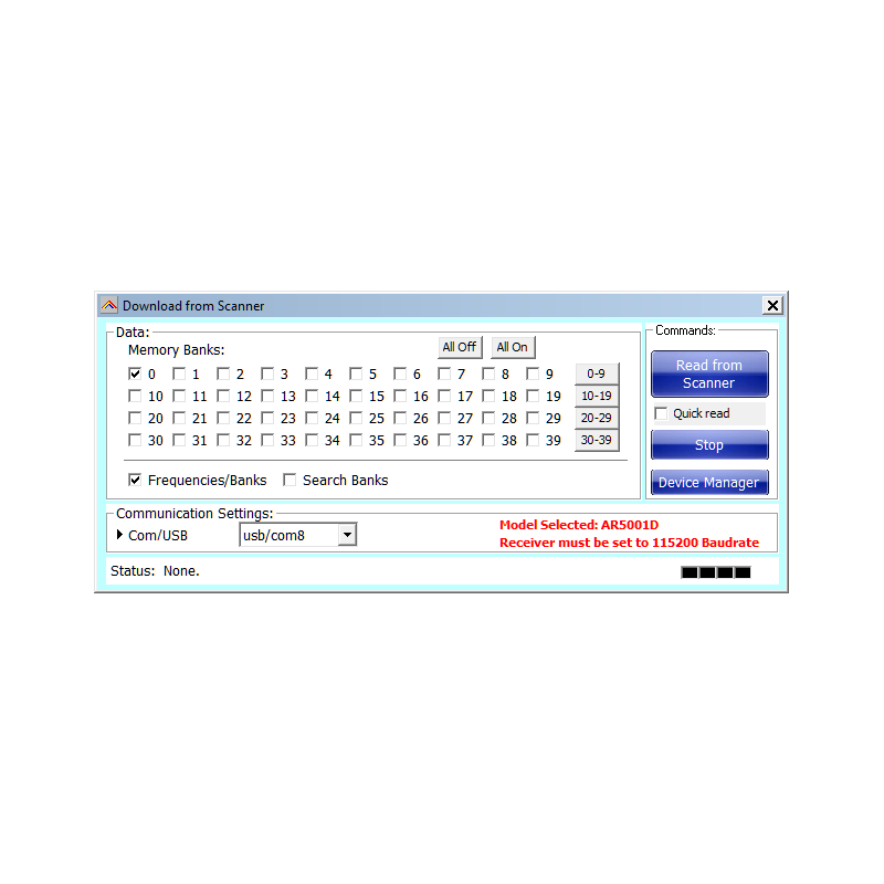 ARC5700 programming software download