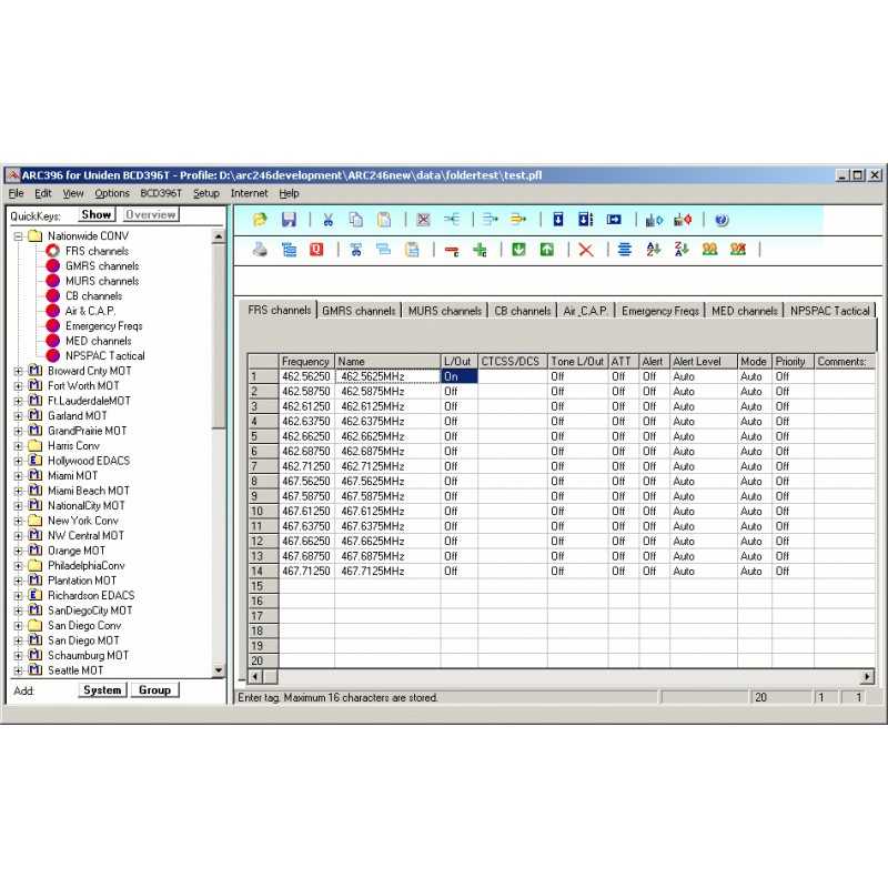 ARC396PRO for BCD396T software download