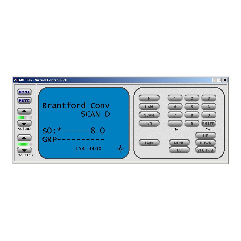 ARC396PRO for BCD396T software download